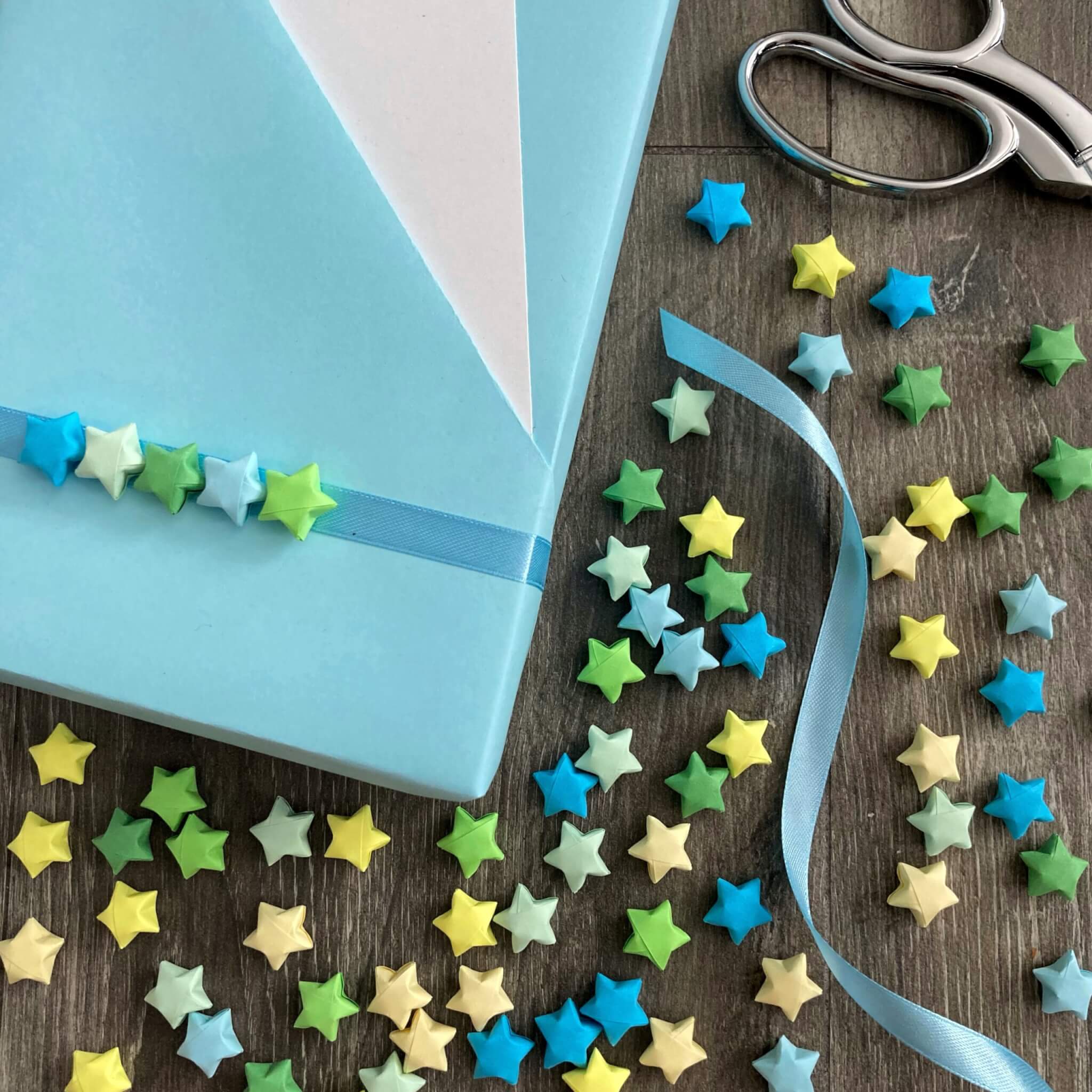 Origami Lucky Star - Gift Wrapping Love