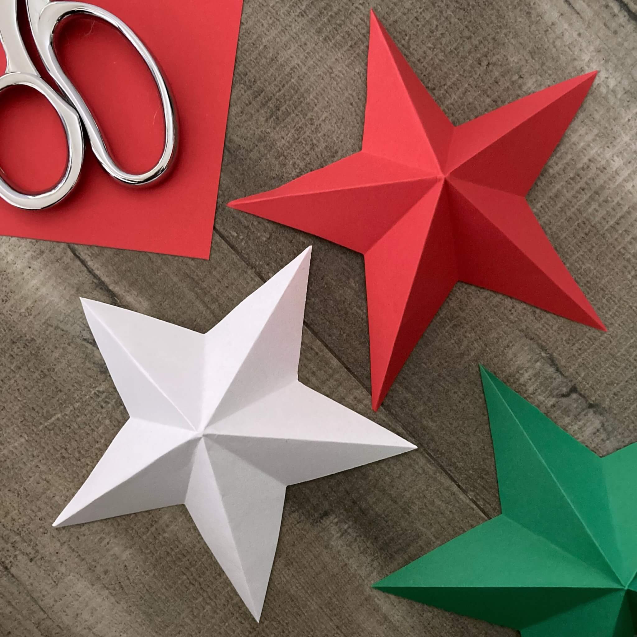 3D Paper Star - Gift Wrapping Love