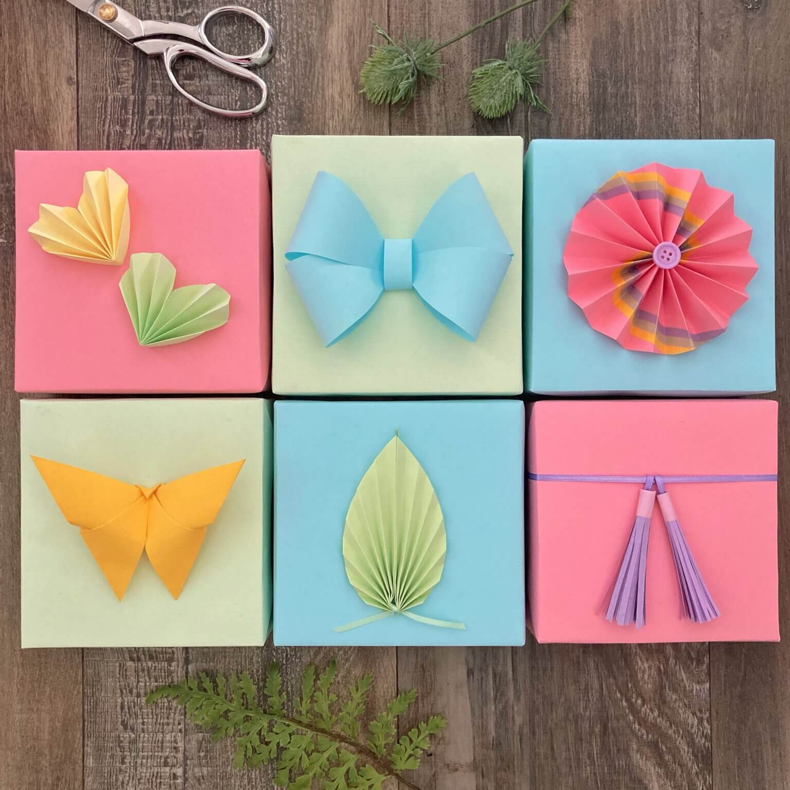 6 Easy Gift Topper Ideas - Gift Wrapping Love